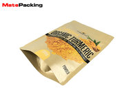 100% Food Grade Zip Lock Bags For Food Custom Printed 0.12mm Thickness