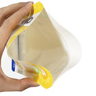 White Kraft Paper Flat Bottom Zipper Pouch for Pancake Flour Support Freezer -18℃ Matt