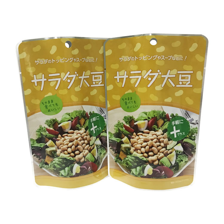 For Fried Beans High Temperature Retort Pouch Stand-up Pouch Bag Ready to Eat Meal Food Grade